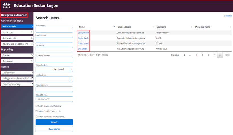 Support for online Delegated Authorisers | Applications & Online Systems